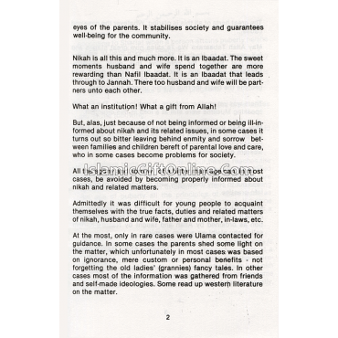 The Book of Marriage (Kitabun Nikah)